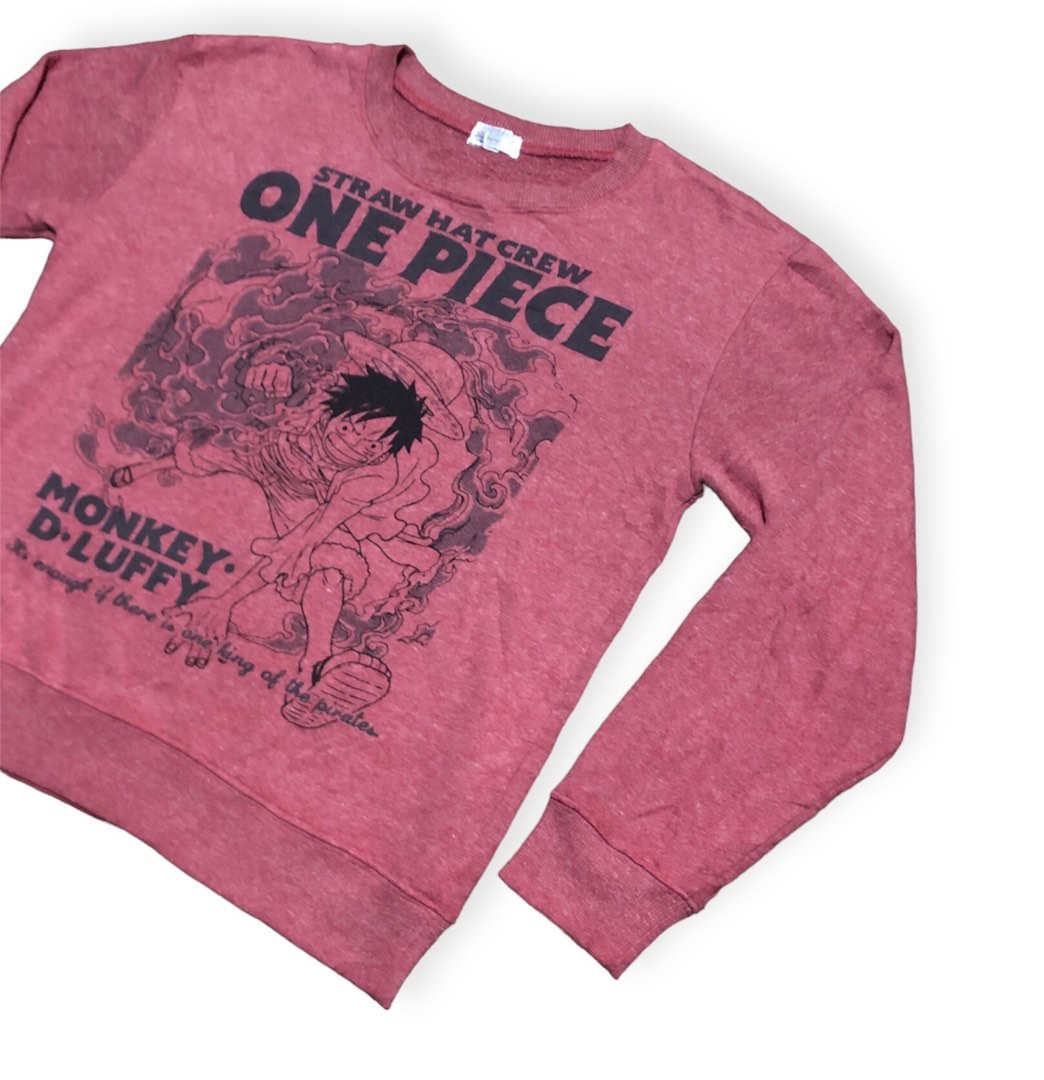 Vintage One piece luffy sweatshirt, Men's Fashion, Tops & Sets, Tshirts ...