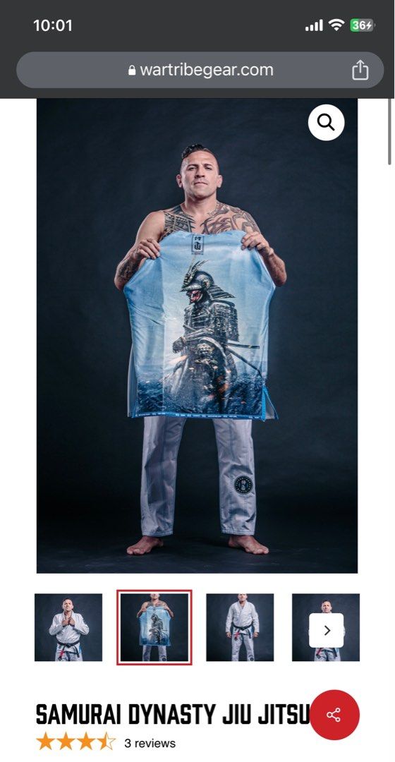 WARTRIBE SAMURAI DYNASTY WOMENS BJJ GI (black) W0/W1, Sports Equipment ...