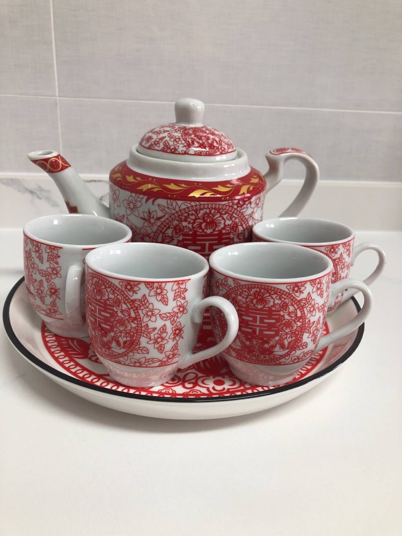 Wedding tea ceremony set, Furniture & Home Living, Kitchenware ...