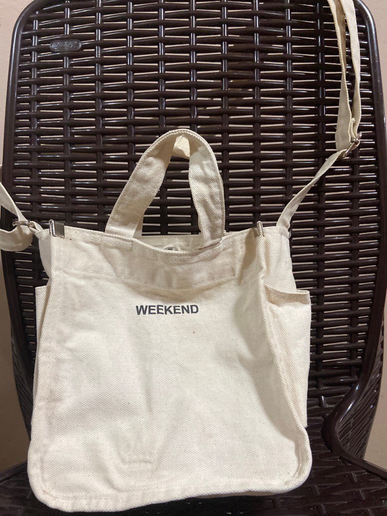 WEEKEND katsa tote bag, Women's Fashion, Bags & Wallets, Tote Bags on ...