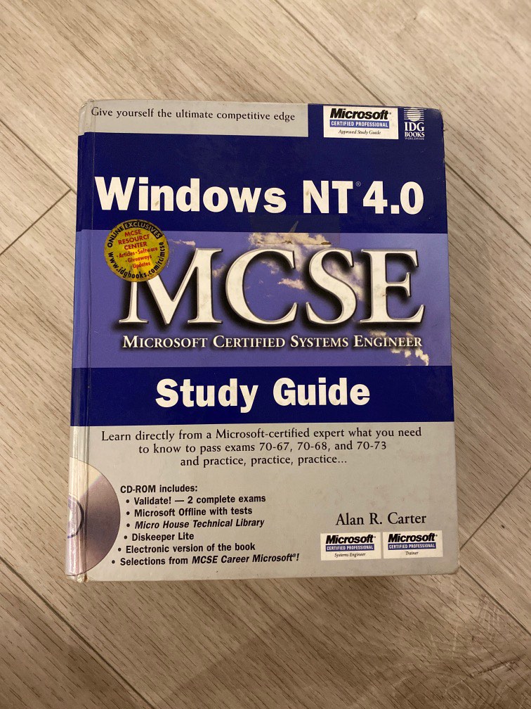 Windows MCSE study guide, Hobbies & Toys, Books & Magazines, Textbooks ...