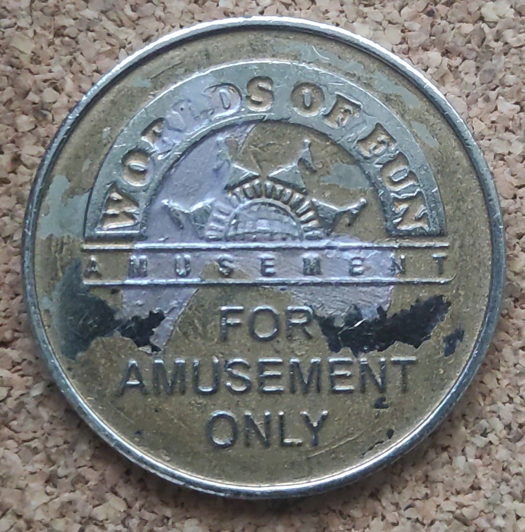 Worlds of Fun Token, Hobbies & Toys, Memorabilia & Collectibles ...