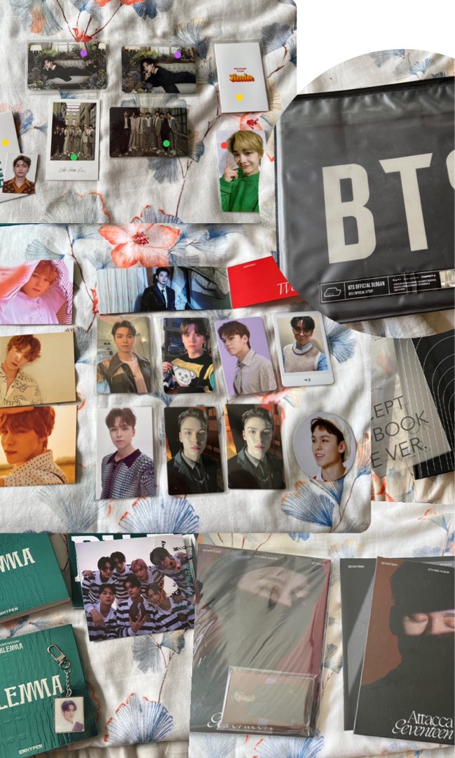 WTS OFFICIAL BTS SEVENTEEN ENHYPEN kpop merch, pb, albums,pc, Hobbies ...