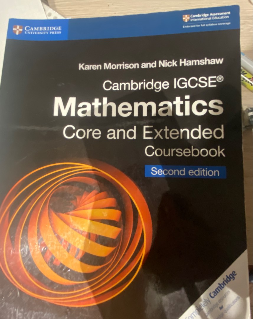 Wts Cambridge Igcse Mathematics Core And Extended Coursebook Second Edition Hobbies And Toys