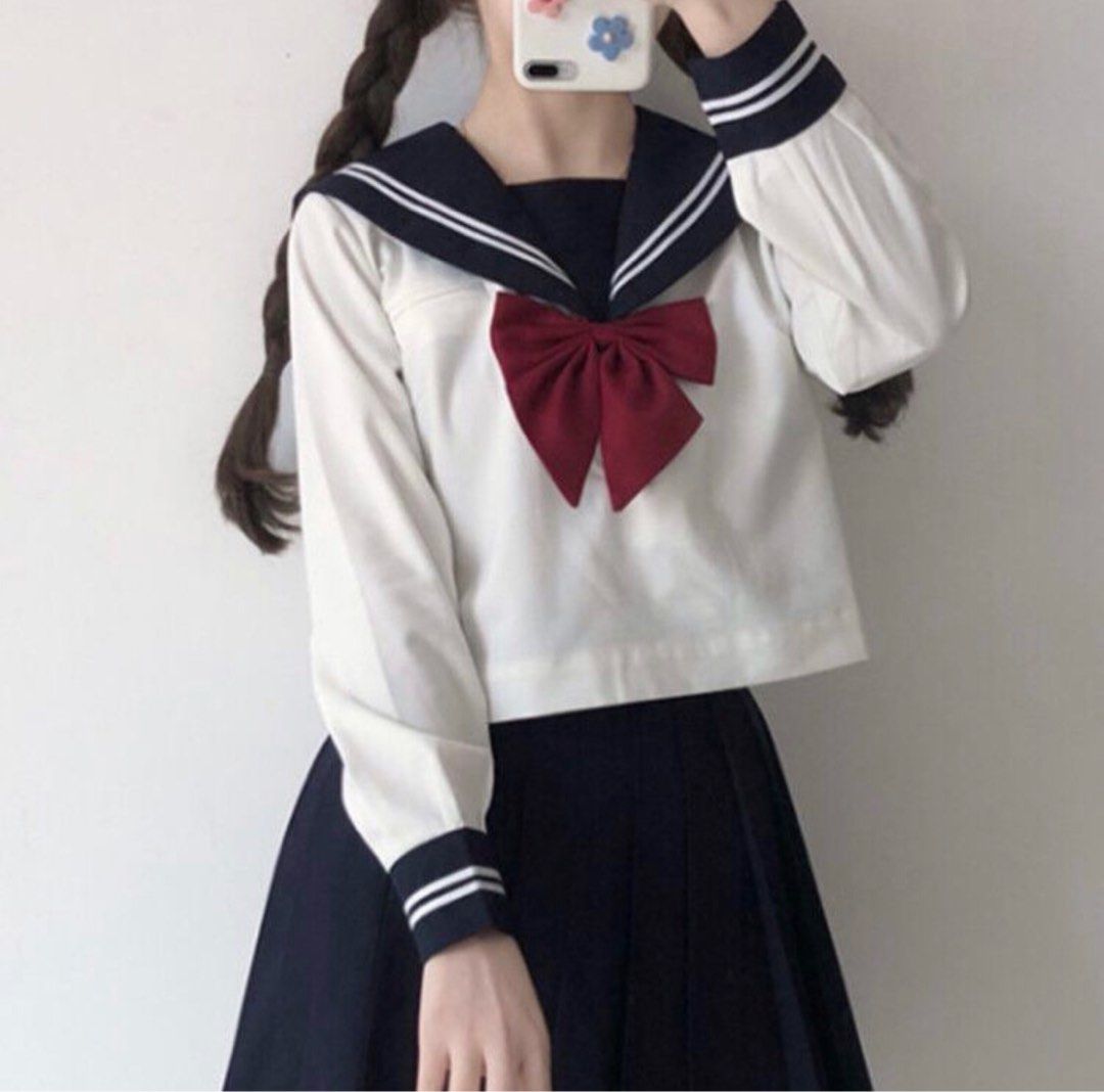 WTS japanese school girl outfit, Women's Fashion, Dresses & Sets, Sets ...
