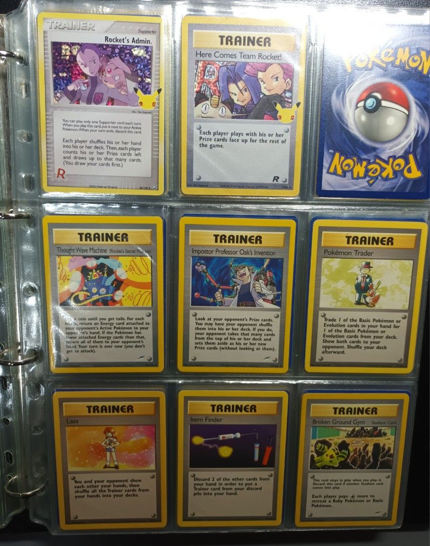 WTT Pokemon vintage / base set/ trainer gallery/ full art ...