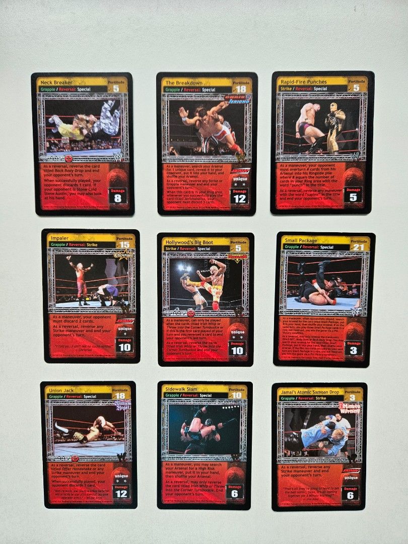 WWF cards, Hobbies & Toys, Toys & Games on Carousell