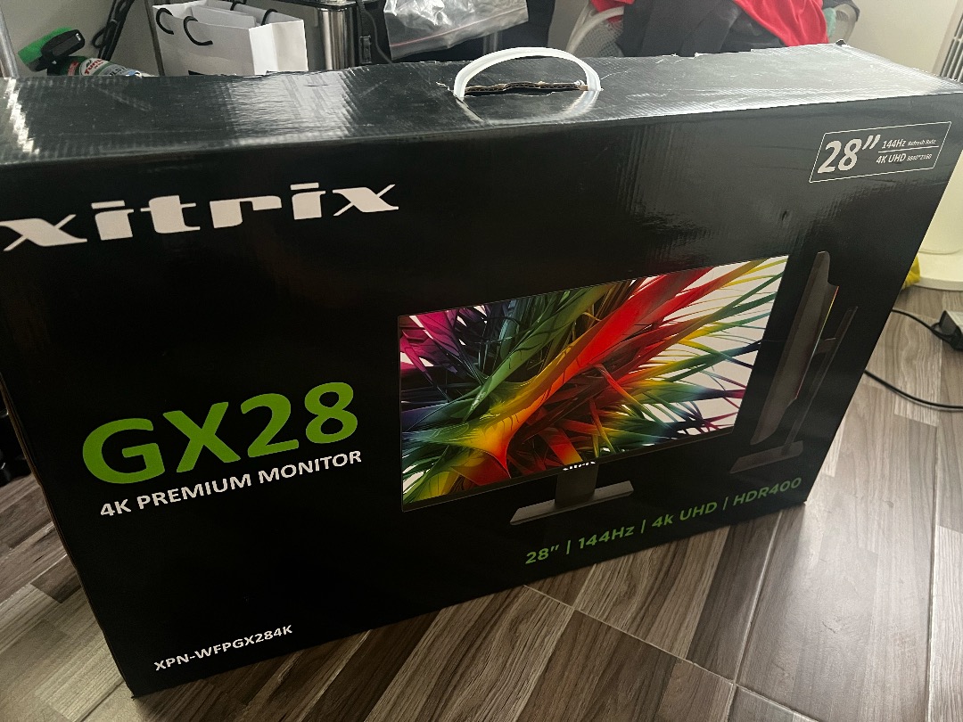 Xitrix GX28 28" 4K premium monitor 144hz, Computers & Tech, Parts ...