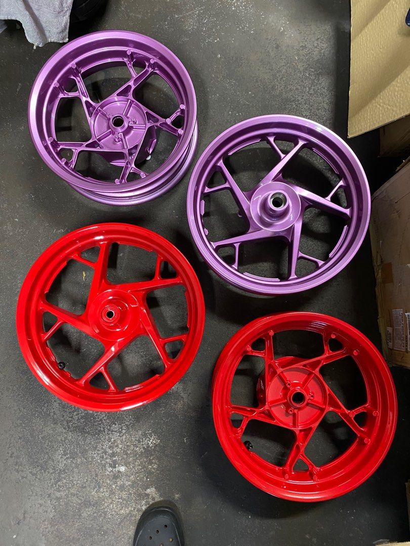 XMAX RIMS REPAINT READY TO SWAP!, Motorcycles, Motorcycle Accessories ...
