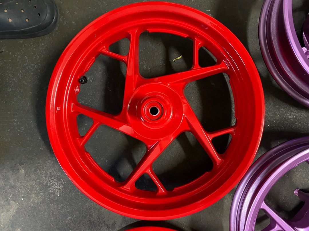 XMAX RIMS REPAINT READY TO SWAP!, Motorcycles, Motorcycle Accessories ...