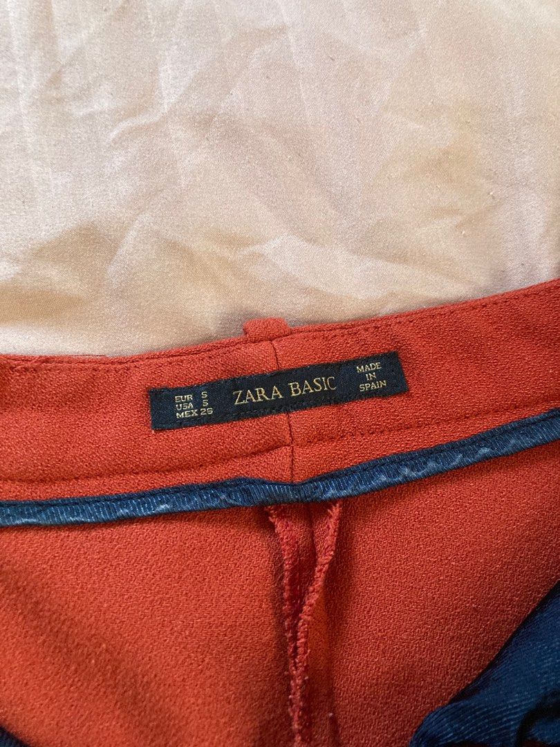 Zara Culottes Rust, Women's Fashion, Bottoms, Other Bottoms on Carousell