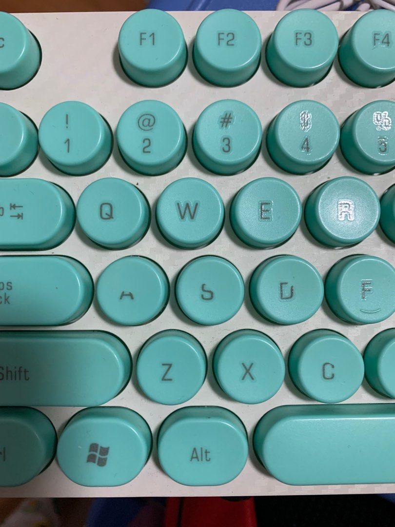 Zeus K-100 macaron retro round keyboard for gaming and office (cool ...