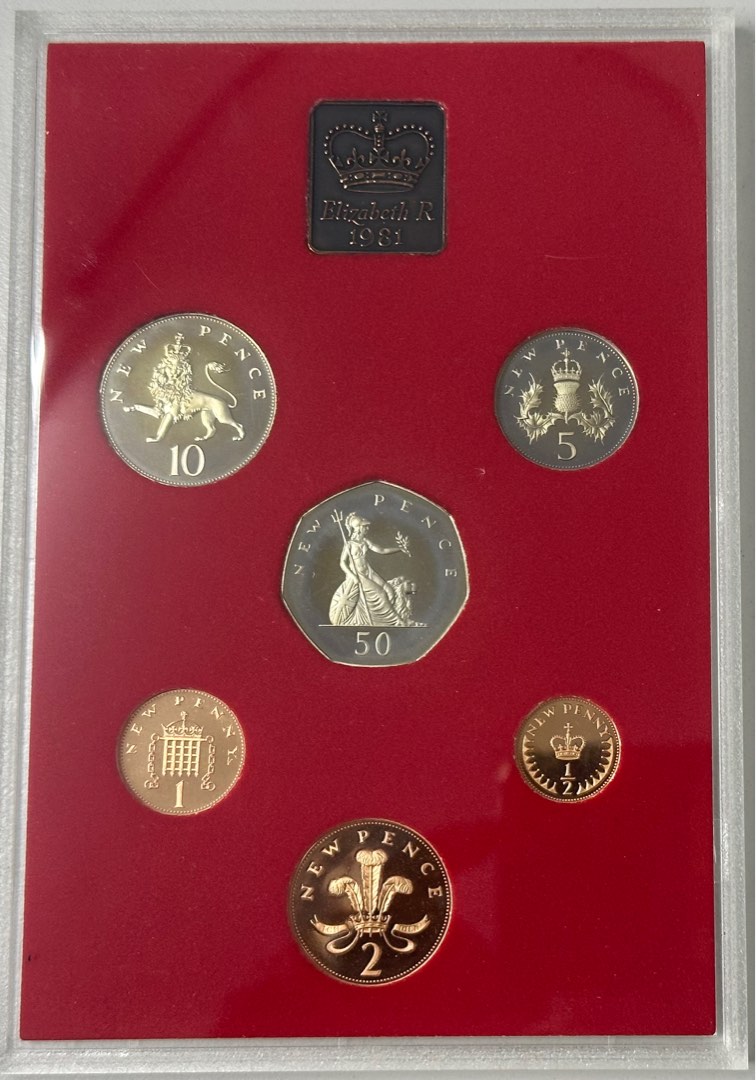 1981 GREAT BRITAIN & NORTHERN IRELAND Proof Coin Set #CollectorSpecial ...