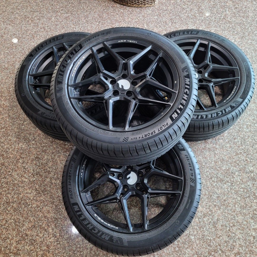 19 inches Flow Forming Rims fitted with Michelin Pilot Sport 4 SUV, Car ...