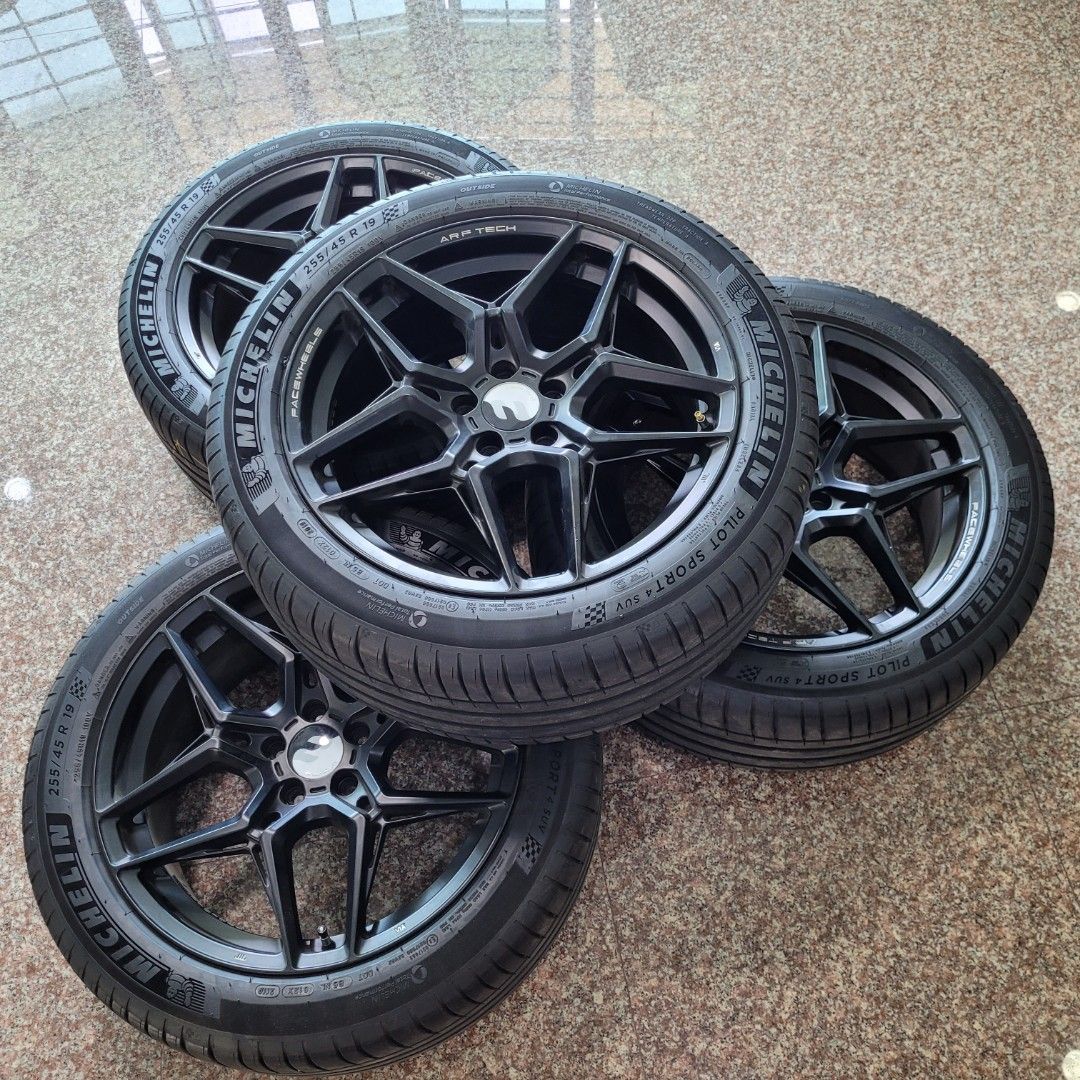 19 inches Flow Forming Rims fitted with Michelin Pilot Sport 4 SUV, Car ...