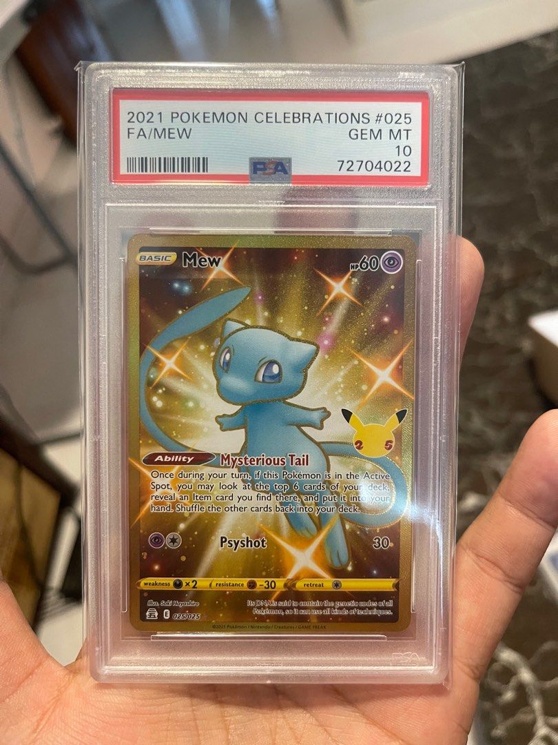 25th Anniversary Celebrations Gold Mew - Pokemon TCG, Hobbies & Toys ...