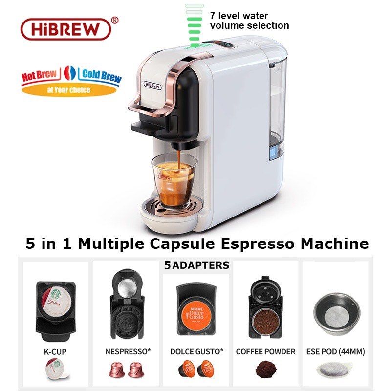 HiBREW H2A 4-in-1 Multiple Capsule Coffee Maker 1450W, 03/24/2024