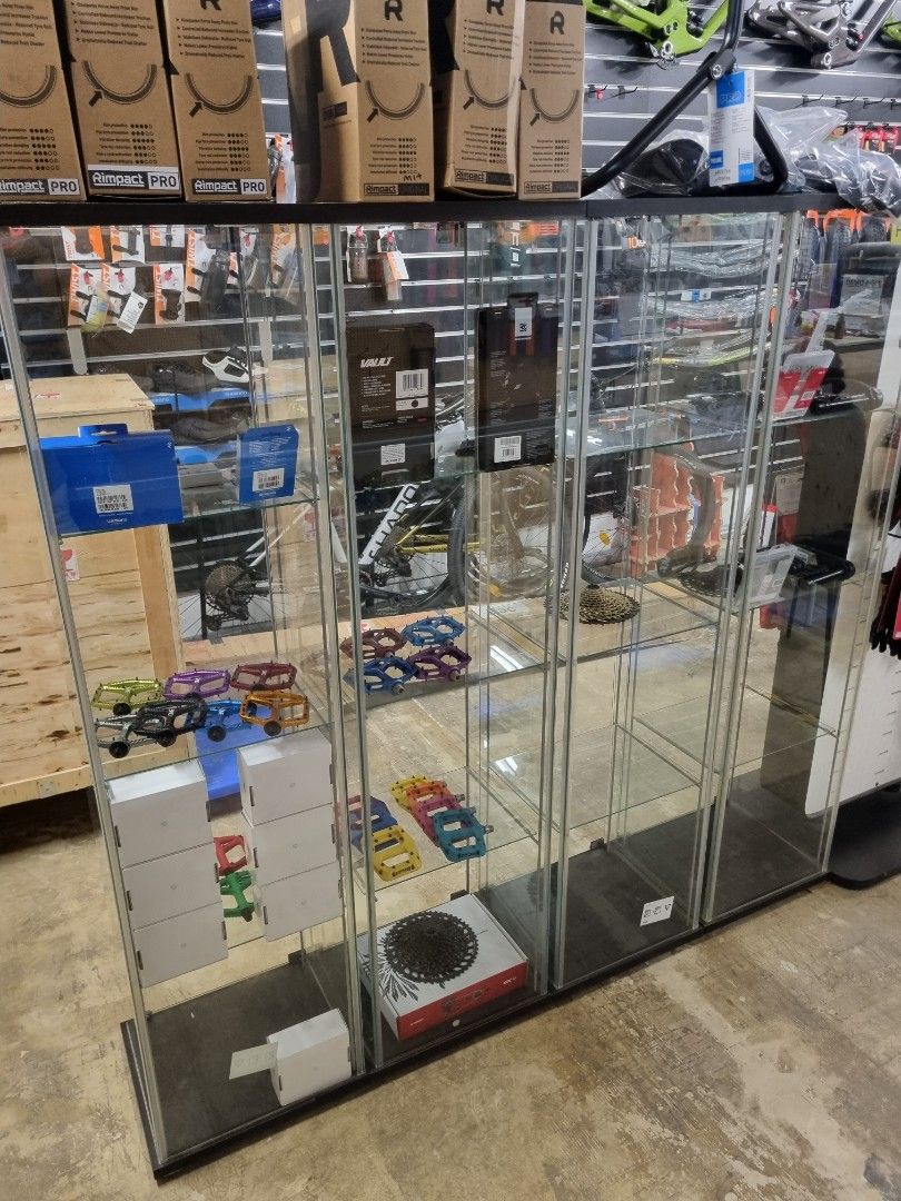 Detolf Retail Glass Display Cabinet, Furniture & Home Living, Furniture ...