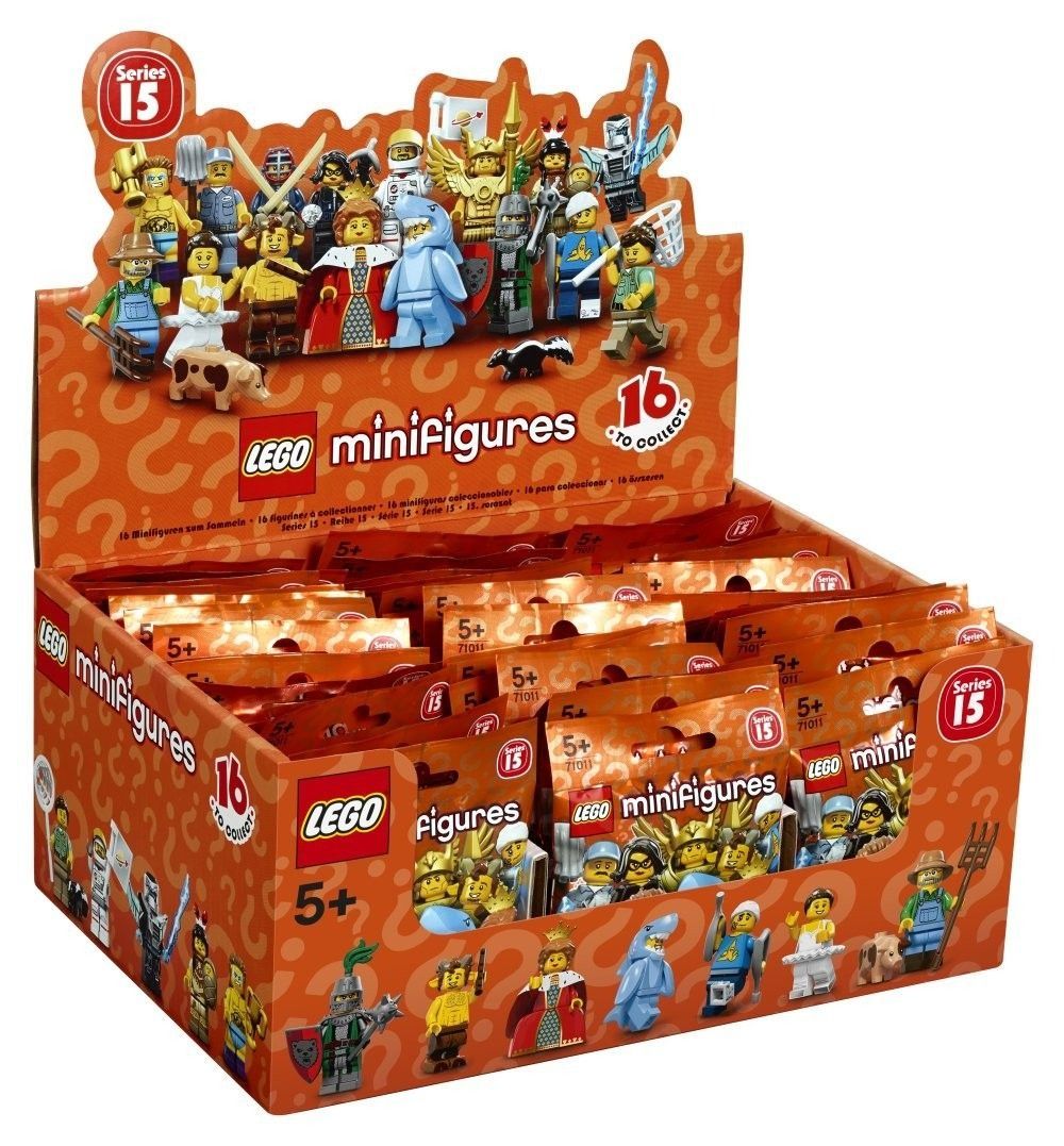 全新現貨 LEGO 71011 Minifigures Series 15 原箱 連已開啡盒, 興趣及遊戲, 玩具 & 遊戲類 - Carousell