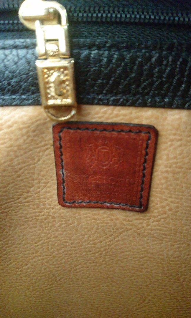 A. Testoni briefcase vintage, Barang Mewah, Tas & Dompet di Carousell