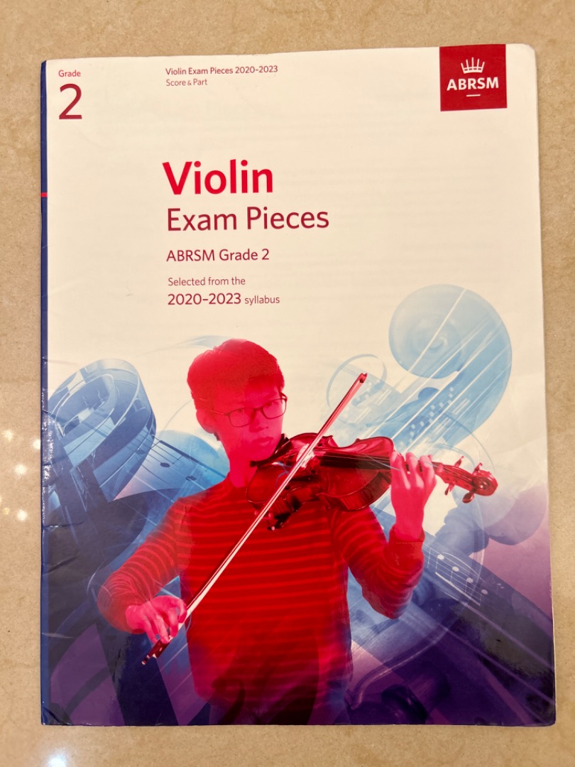 ABRSM Violin Grade 2 Exam Pieces 2020-2023 $40, 興趣及遊戲, 音樂樂器 & 配件, 樂器配件 ...