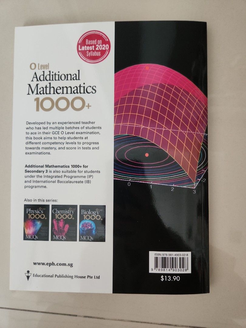 Additional Mathematics 1000+ O Level Secondary 3, Hobbies & Toys, Books ...