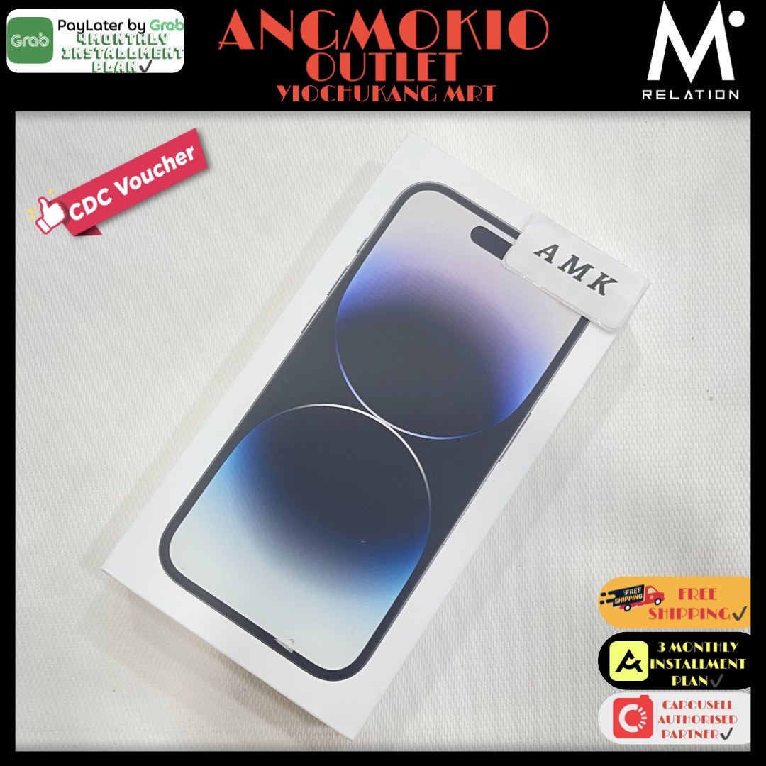 {AMK} NEW IPHONE 14 PRO 256gb black #0421, Mobile Phones & Gadgets ...