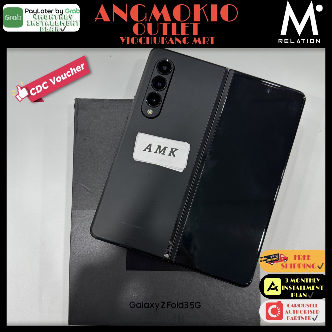 {AMK}SAMSUNG fold 3 512gb #0410, Mobile Phones & Gadgets, Mobile Phones ...