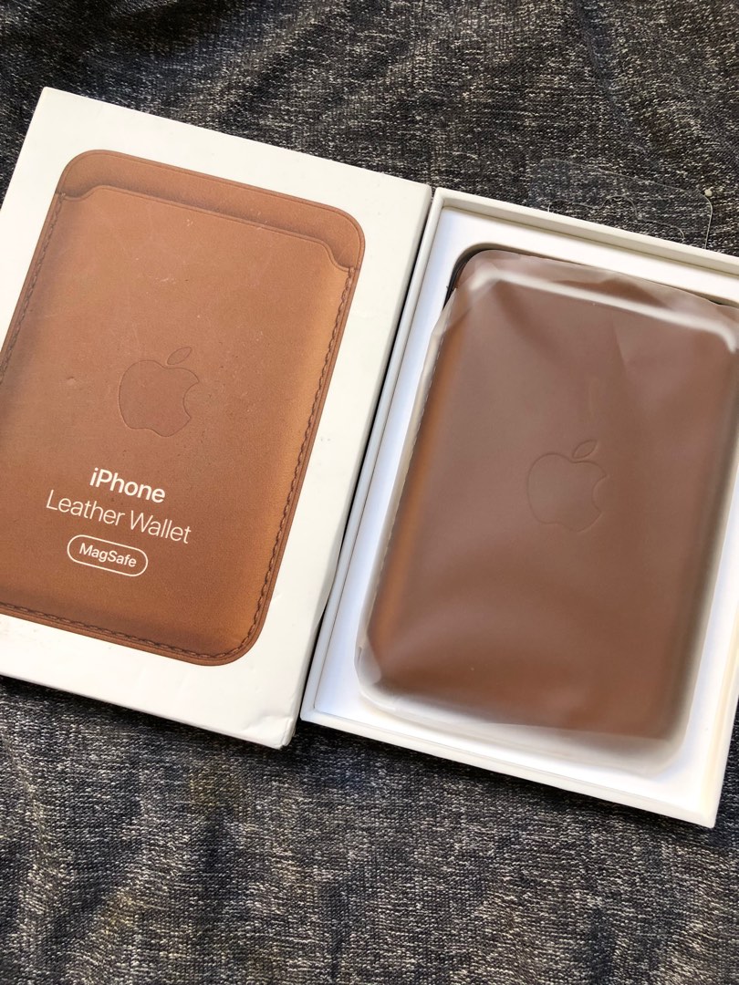 Apple magsafe leather wallet, Mobile Phones & Gadgets, Mobile & Gadget ...