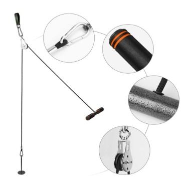 Arm Strength Blaster Arm Training Kit Fitness Pulley for LAT Pulldowns ...