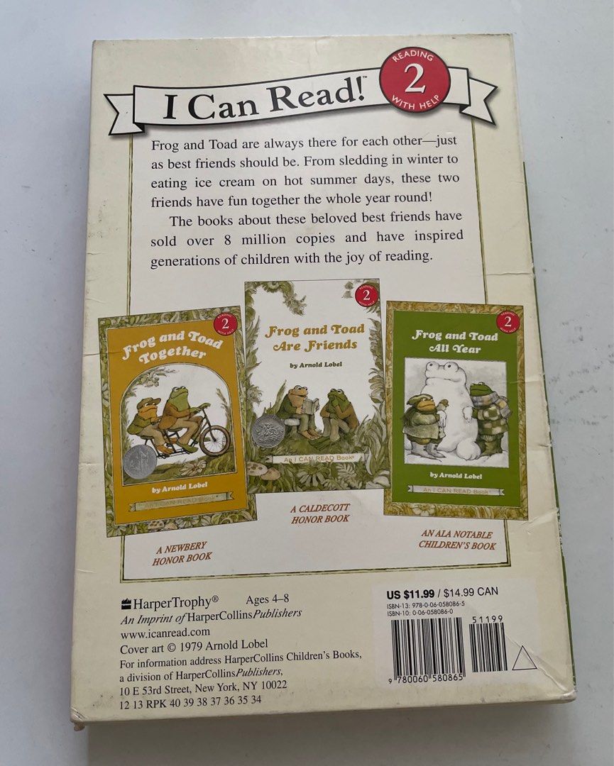 Arnold Lobel - The Frog and Toad Collection Box Set: Includes 3 ...