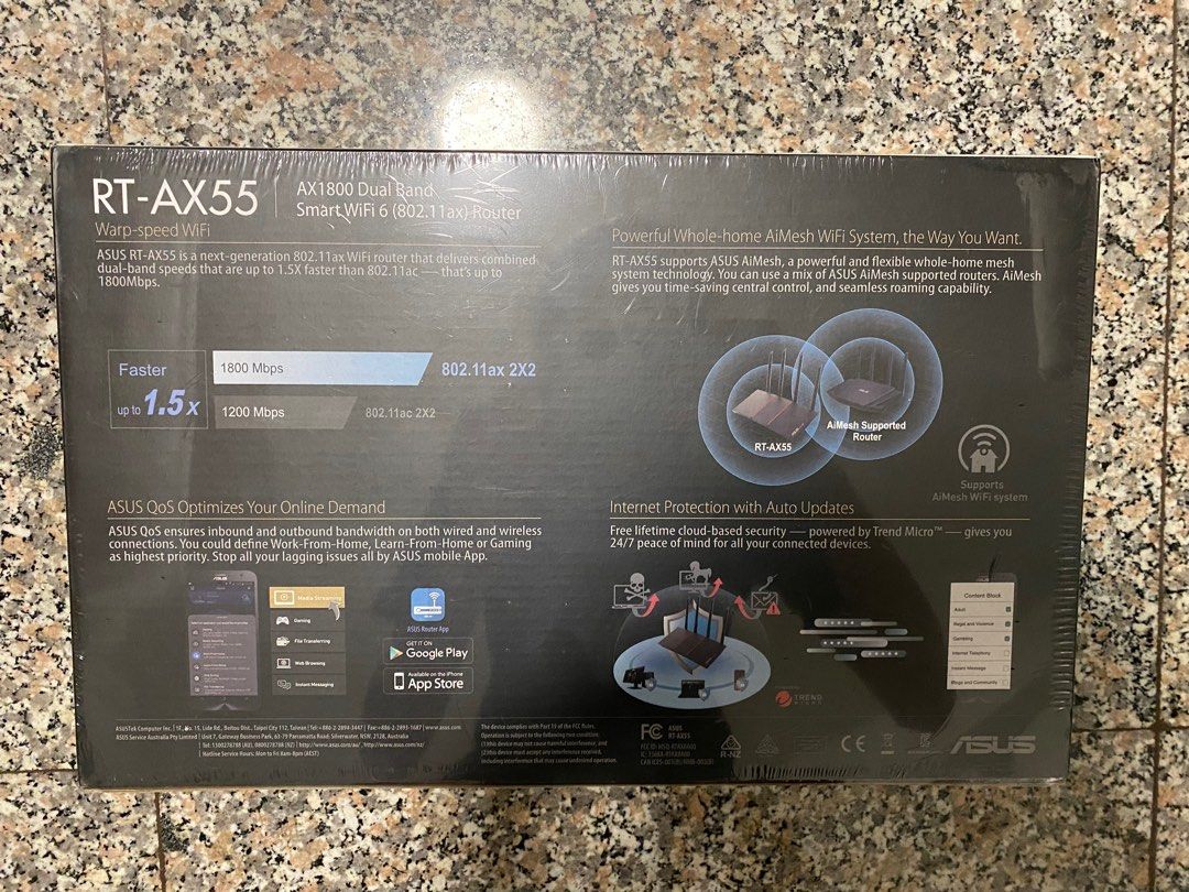 Asus RT-AX55 Router, Computers & Tech, Parts & Accessories, Networking ...