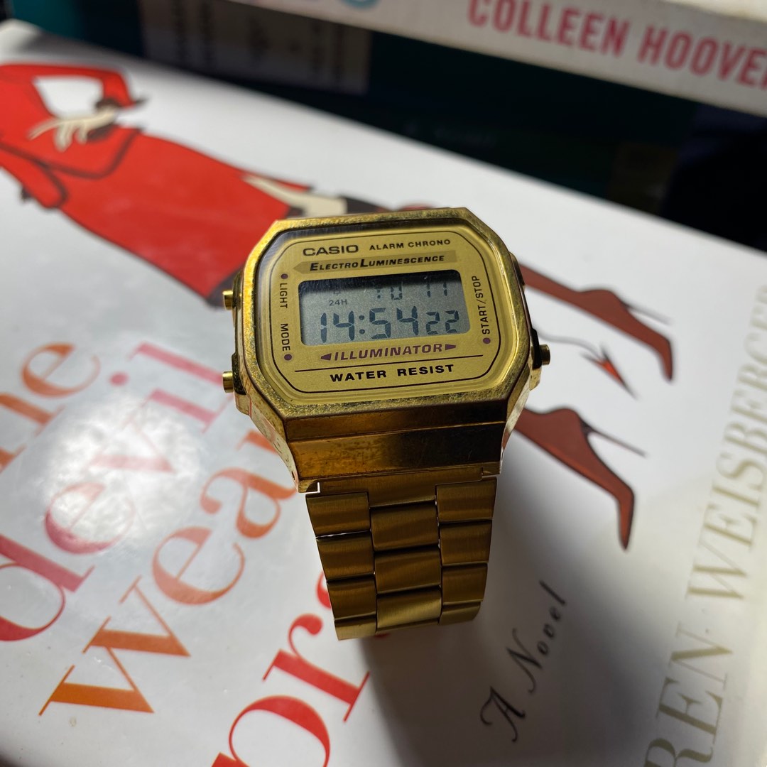 Authentic Casio Gold Watch on Carousell