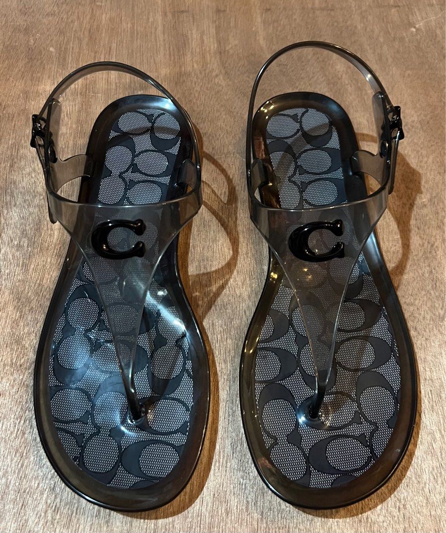 Authentic Coach Sandals, Women's Fashion, Footwear, Flats & Sandals on ...