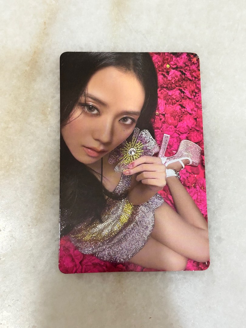 Blackpink jisoo me solo album official photocard red version, Hobbies ...