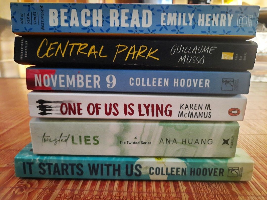 BOOKTOK COLLEN HOOVER, EMILY HENRY, ANA HUANG, Hobbies & Toys, Books ...