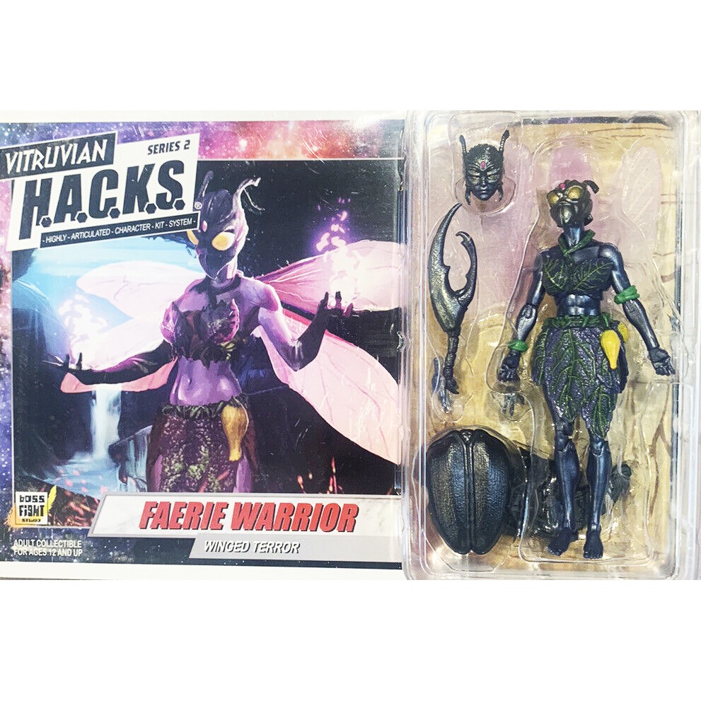 Boss Fight Studio Vitruvian H.A.C.K.S. Faerie Warrior Winged Terror Toy Action Figure, Hobbies ...