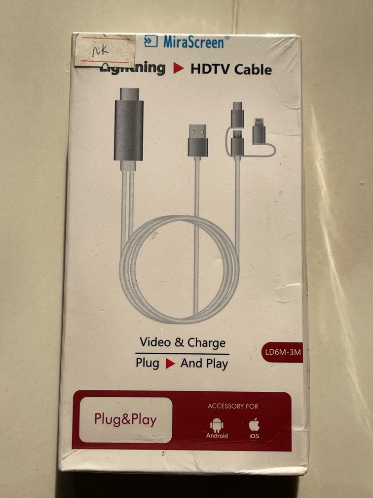 Brand new HD adaptor for IOS and android to connect to TV, Mobile ...