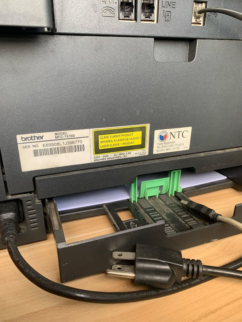 Brother MFC-7470D Laser Printer, Scanner, Copy, Fax, Photocopier, Xerox ...