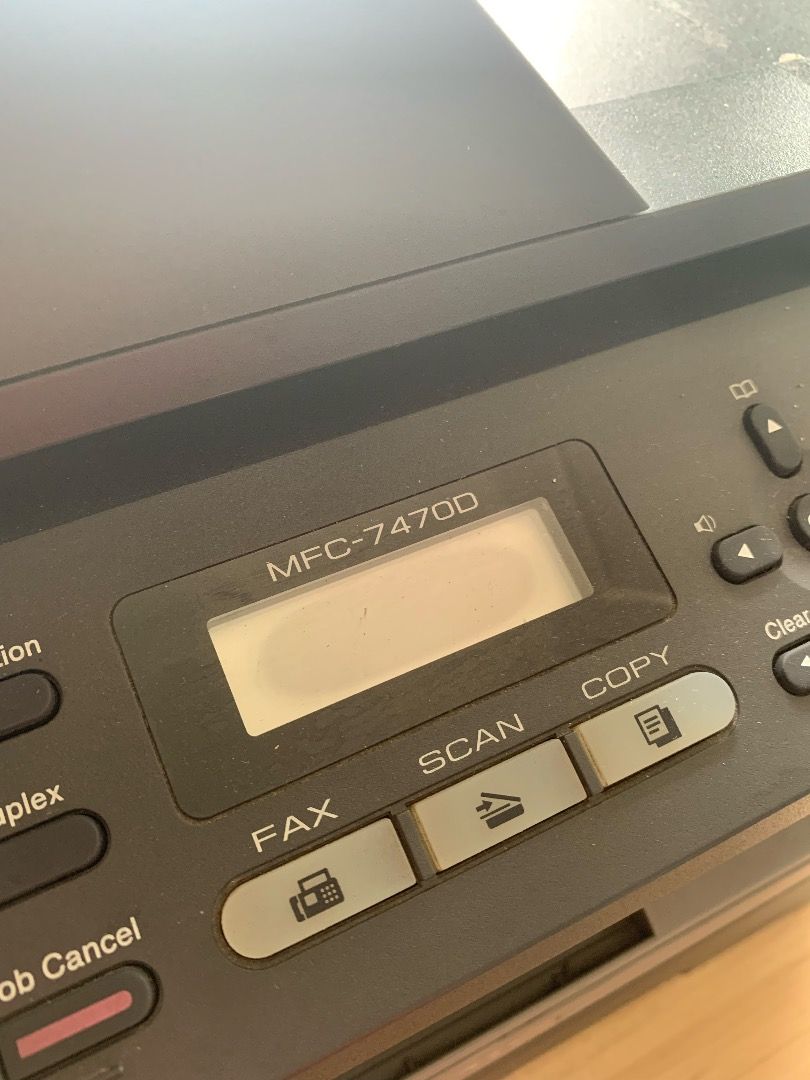 Brother MFC-7470D Laser Printer, Scanner, Copy, Fax, Photocopier, Xerox ...