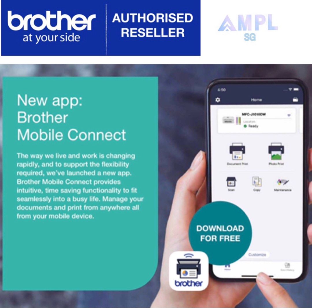 Brother MFC-J1010DW Inkjet Printer Fax/Print/Scan/Copy/Wireless ...