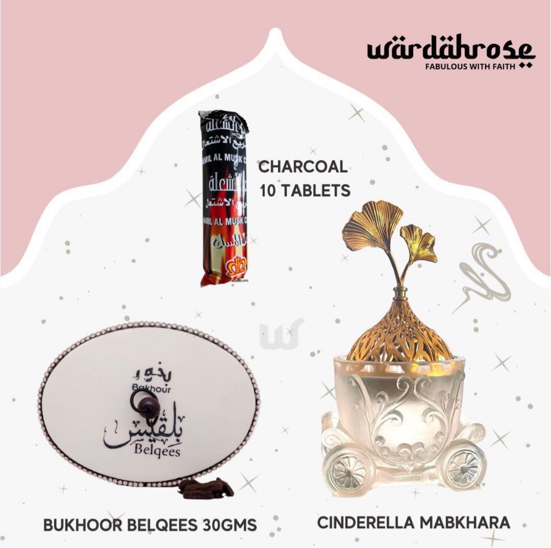 Oud Bukhoor Sets ( 1 Bukhoor Oud + 1 packet charcoal + 1 burner ...