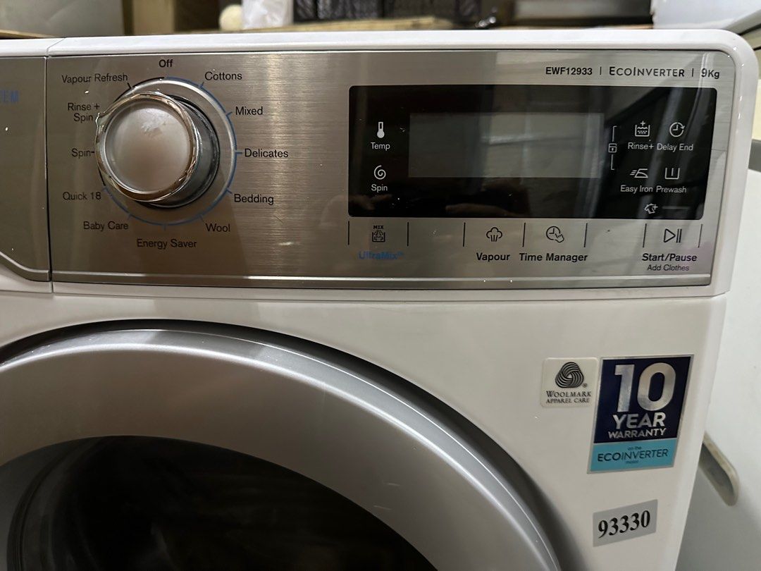 BUY NOW! ELECTROLUX 9kg Front Load Washer EWF12933 (93330), TV & Home ...