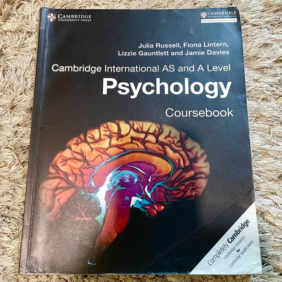Cambridge International AS A Level Psychology Coursebook, Hobbies ... Cambridge International AS A Level Psychology Coursebook, Hobbies ...