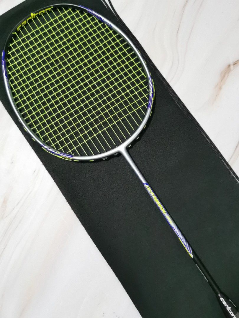 Carlton Integra FX Badminton Racket with Yonex BG66 Brilliant string ...