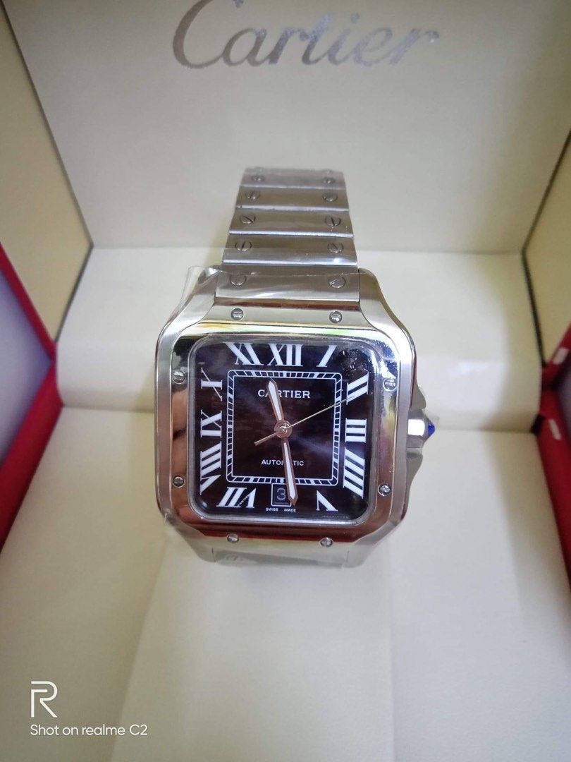 Cartier Santos, Men's Fashion, Watches & Accessories, Watches on Carousell