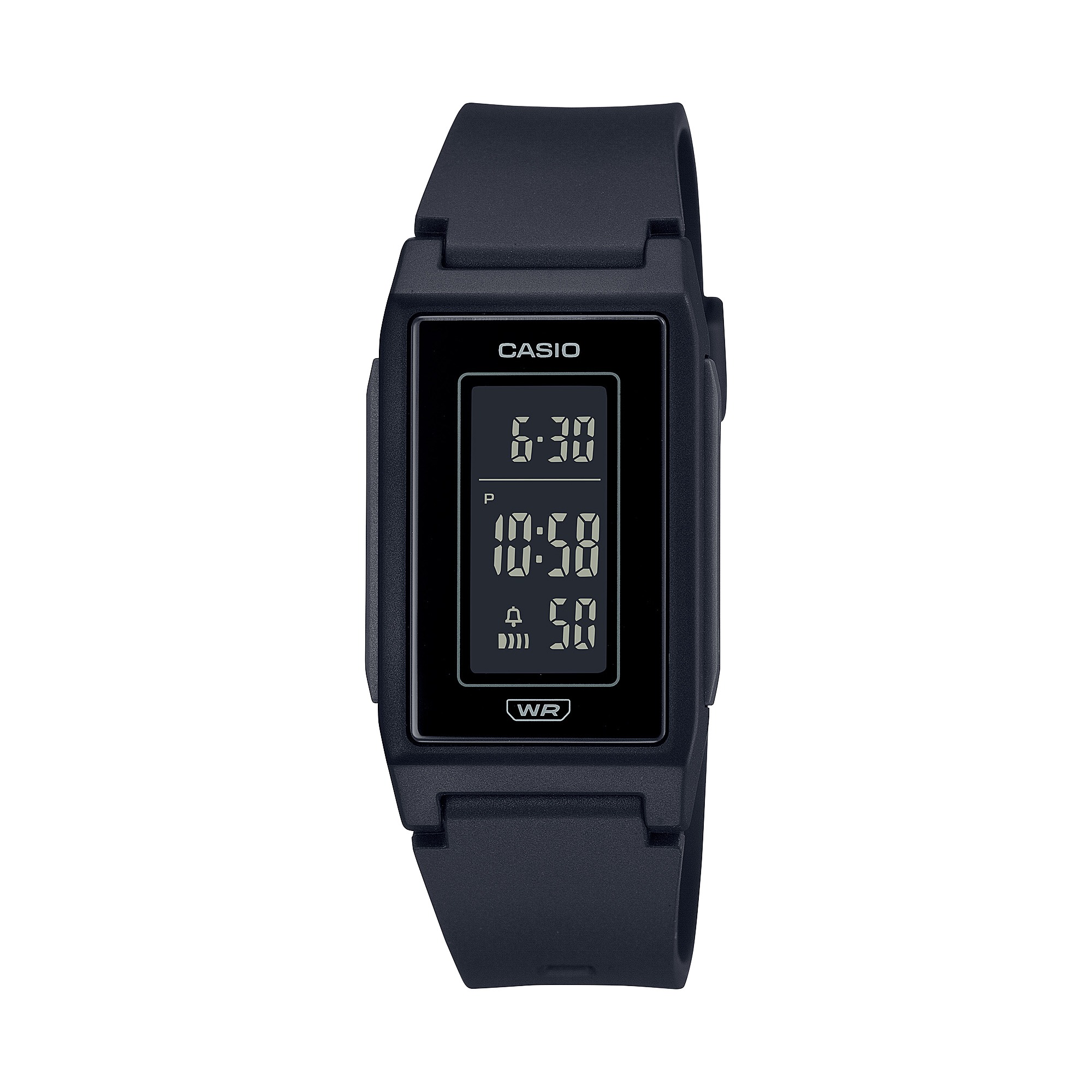Casio Pop Series [LF10WH-1D] Eco-Friendly Digital Black Resin Band ...