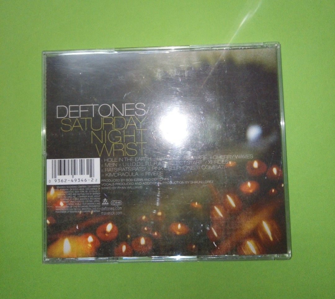 CD DEFTONES : SATURDAY NIGHT WRIST ALBUM (2006) ALTERNATIVE METAL NU ...
