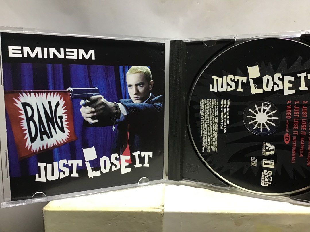 CD SINGLE Eminem - Just Lose It OOP ORIGINAL PRESS Anubis Rap Hip Hop ...