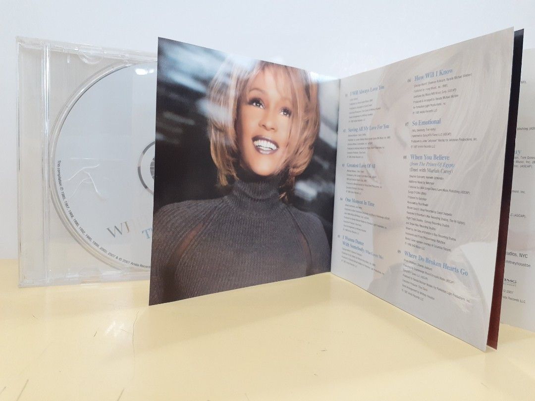 (CD) Whitney Houston The Ultimate Collection, Hobbies & Toys, Music ...